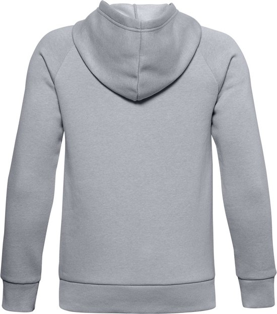 UA RIVAL COTTON HOODIE-Mod Gray Light Heather / / Black | bol.com