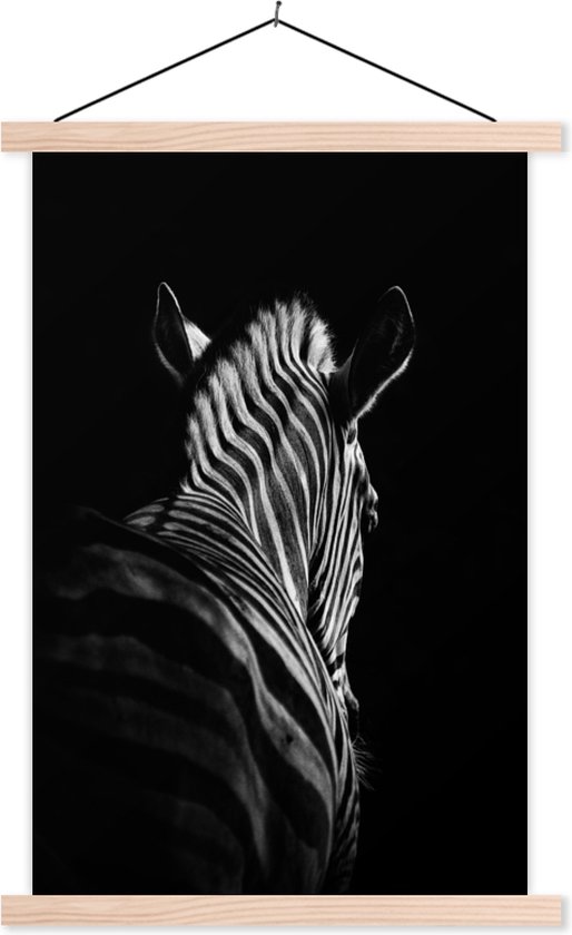 Posterhanger incl. Poster 120x180 cm - Schoolplaat - Zebra - Dier ...