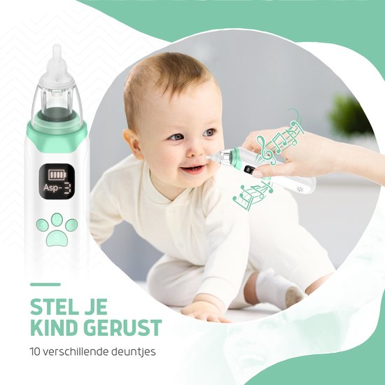 Hoy en Dia® Neusreiniger baby Snoetenpoetsers -Neuspeer met USB ...