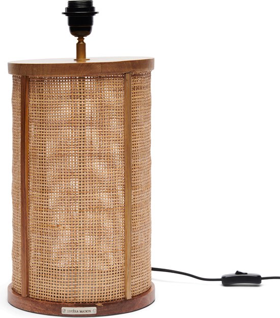 Riviera Maison tafellamp cylinder, lampenvoet - Ibiza Webbing Lamp Base ...