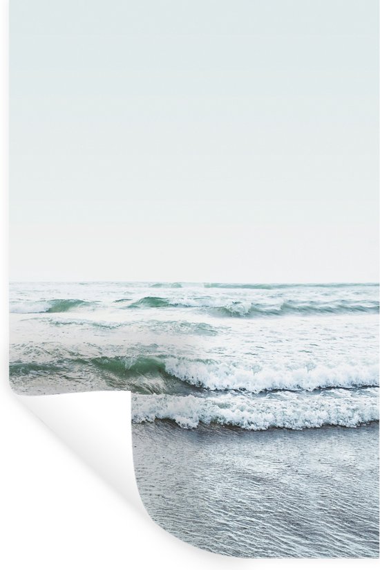 Muurstickers - Sticker Folie - Zee - Golven - Natuur - Water - Strand ...