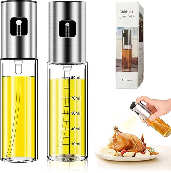 Vitalify® Olijfolie Sprayer - 100ML - Cooking Spray - Oliespray - Bbq ...
