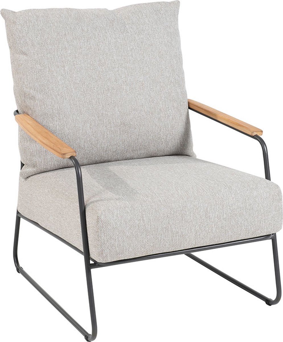 4 Seasons Balade loungestoel - antraciet | bol.com