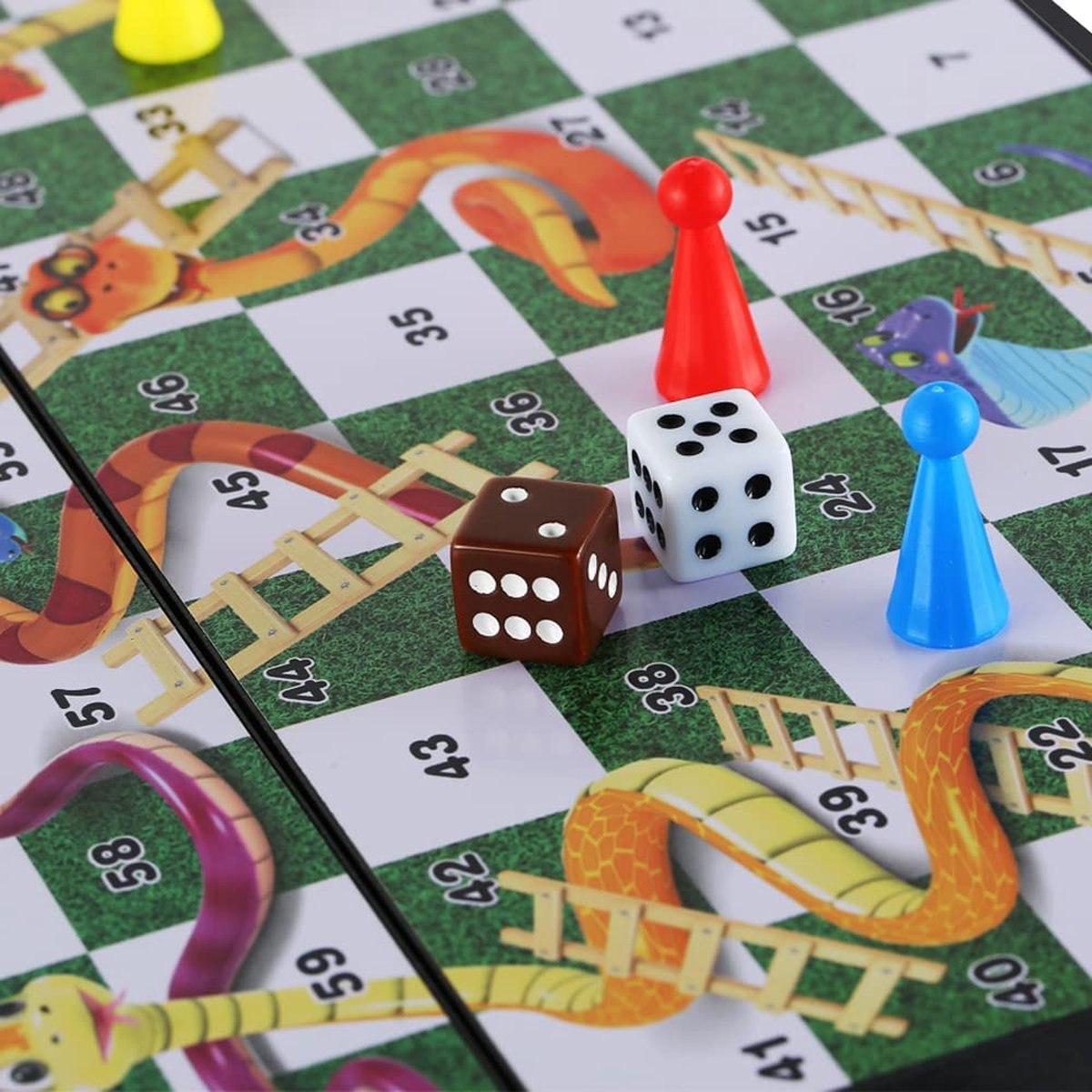 Slangen en Ladders - Reiseditie - Bordspel voor op reis | Games | bol