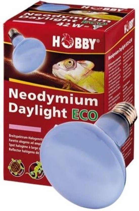 Hobby Neodymium Daylight Eco terrariumlamp daglicht halogeen UVA 28W ...