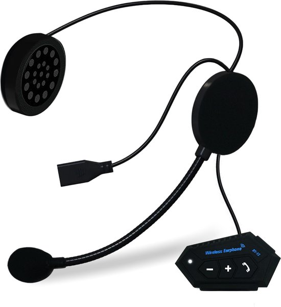 Draadloze Motorhelm Headset - Bluetooth Communicatiesysteem - Headset ...