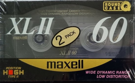 Dubbelpak Maxell XLII 60 minuten High position cassettebandjes | bol