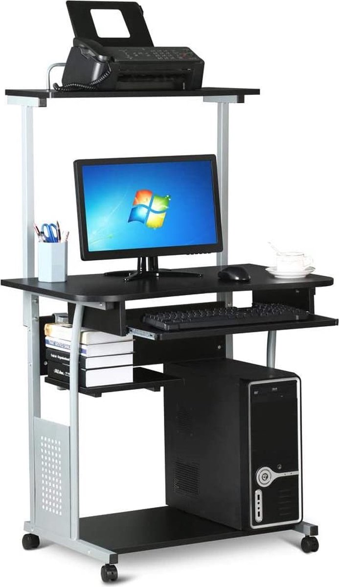 Podec Bureau Industrieel Computertafel Laptoptafel Computerbureau ...