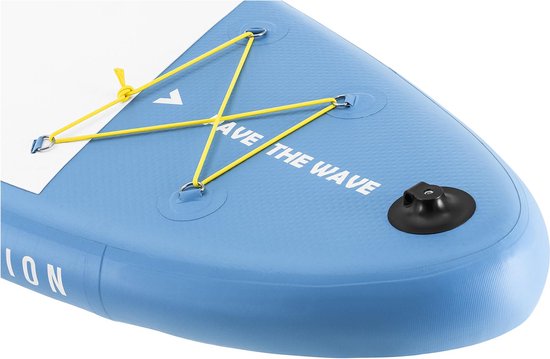 Gymrex Stand Up Paddleboard - opblaasbaar - 105 kg - lichtblauw ...