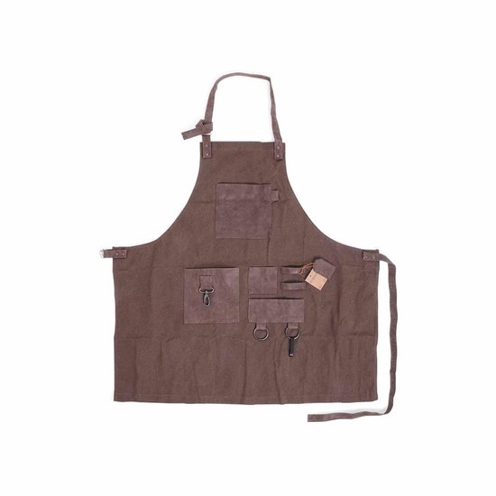 Norlander Canvas BBQ schort - Universeel - Bruin | bol