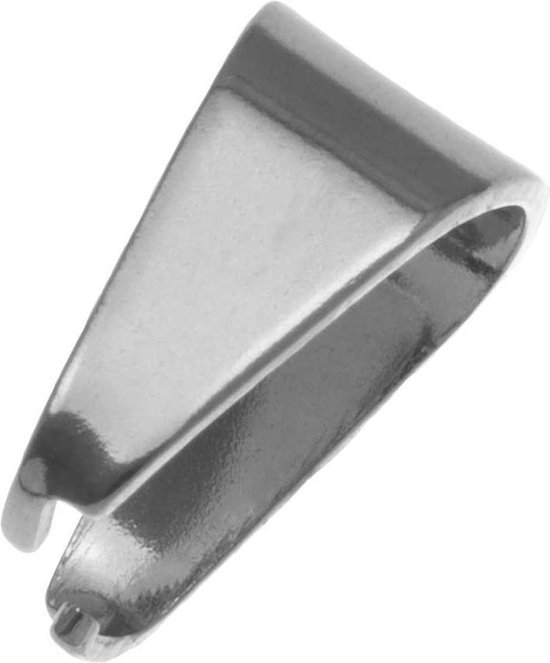 Stainless Steel Bail Hanger Klem (8 x 7 mm) Antiek Zilver (20 Stuks) | bol