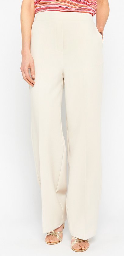 Lola Liza Suiting broek - Beige - Maat 38 | bol.com