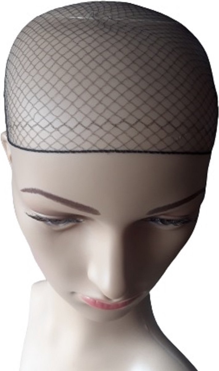 Haarnet 10 stuks Dunne netjes zwart voor pruiken bewaren haar net gaas ...