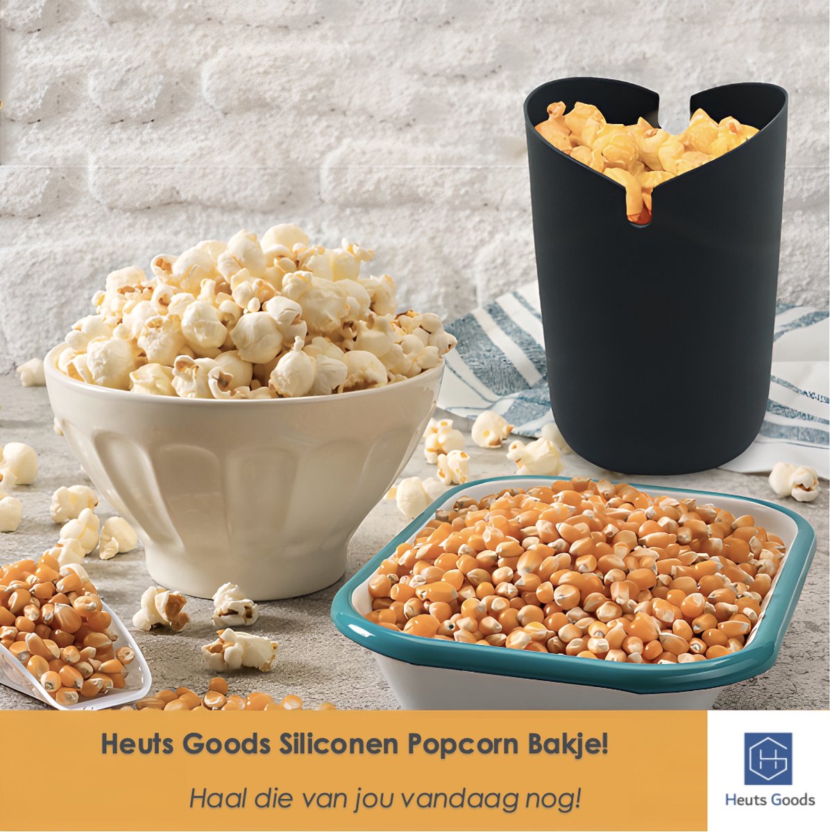 Heuts Goods - Popcorn bakjes - Popcorn Maker - Popcorn - Popcorn Emmer ...