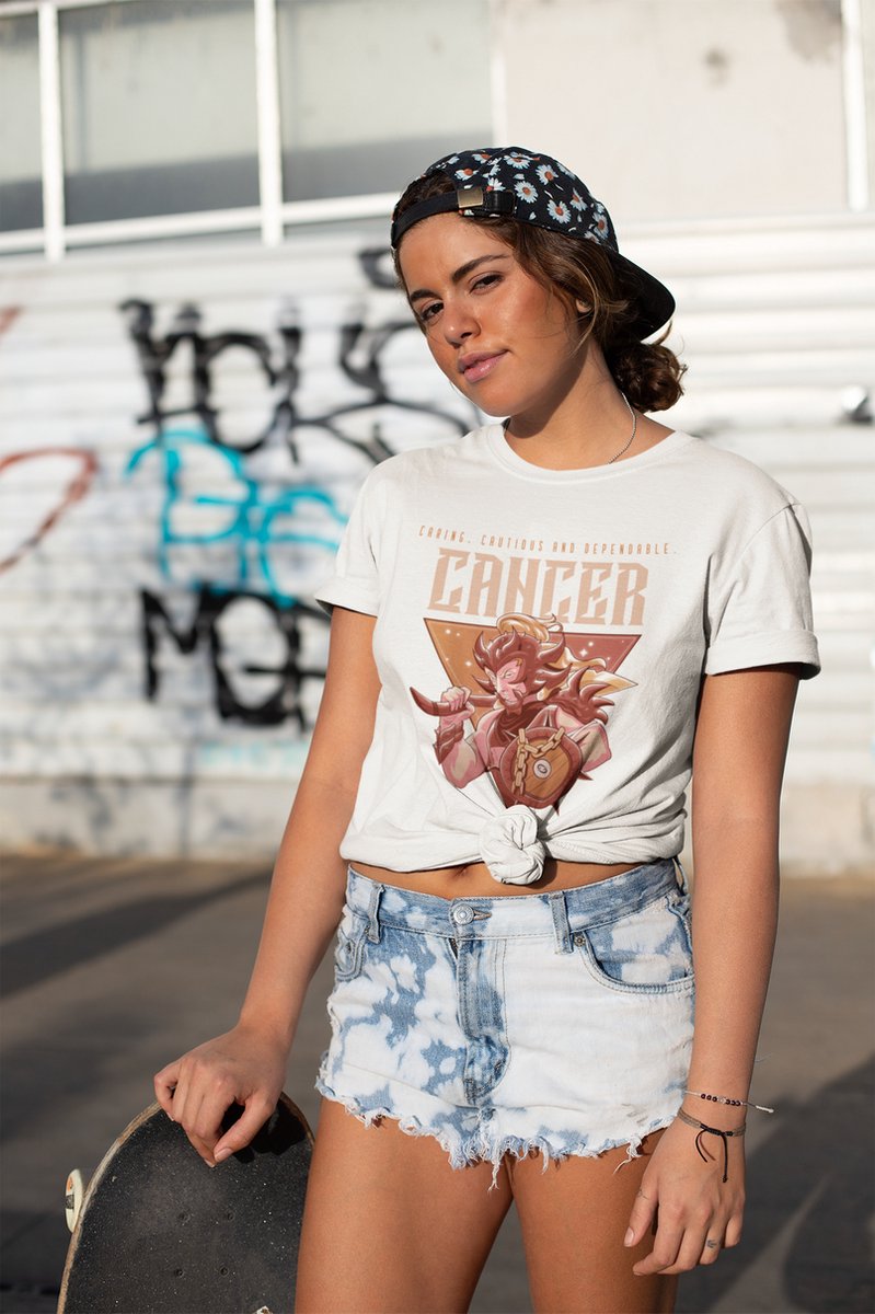 Shirt - Caring, cautious and dependable cancer - Wurban Wear | Grappig ...