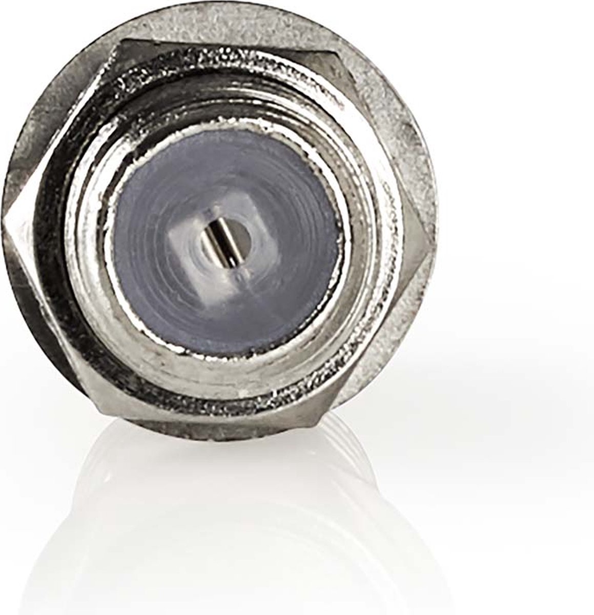 Nedis Satelliet- en Antenne-Adapter | F-Female | F-Female | Vernikkeld | 75 Ohm |... | bol.com