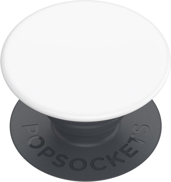 PopSockets PopGrip Basic - Telefoonbutton en Standaard (niet verwisselbaar) - Wit | bol