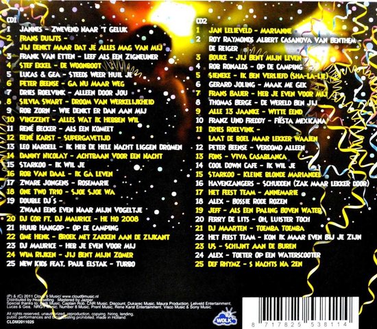 Various Artists - Feestknallers! Top 50 (2 CD), various artists | Muziek | bol