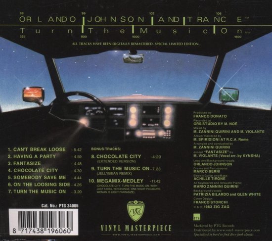 Orlando Johnson - Turn The Music On (CD), Orlando Johnson | Muziek | bol