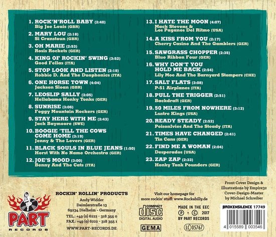 Various Artists - Rock'n'roll Weekender 2017 (CD), various artists | CD ...