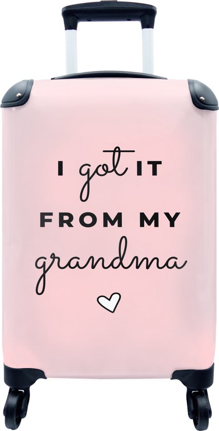 Valise - Cadeau de grand-mère pour la fête des mères avec citation Je l ...