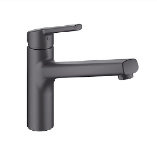 KWC luna e roestvrijstalen eengreepsmengkraan met een KWC ...