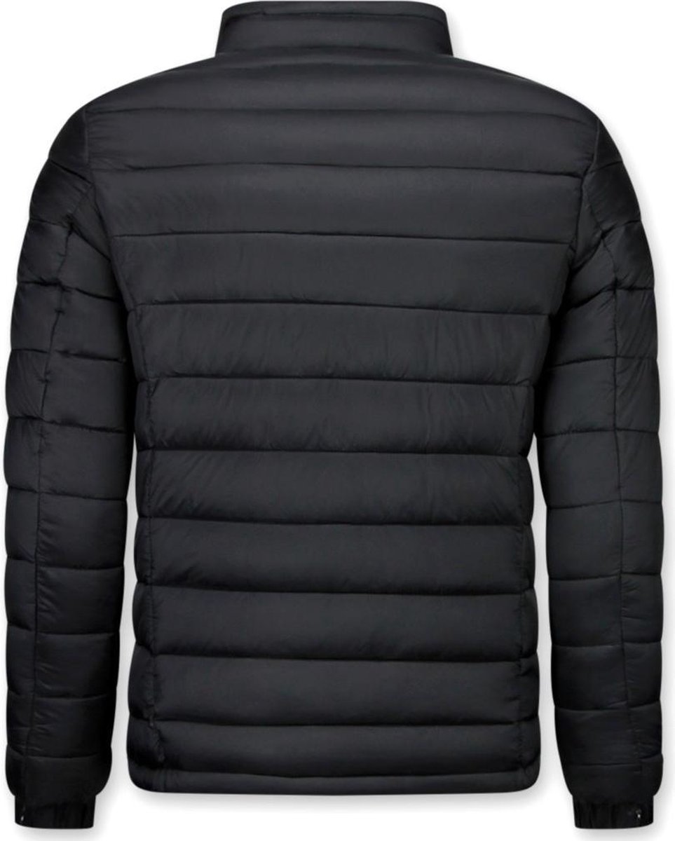 Enos Winterjassen - Heren Winterjas Kort - Down Jack - Zwart | bol