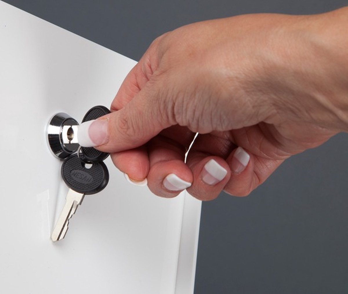 Witte Donatiebox / Stembus / Ideeenbox - Met Slot & Posterhouder - Type ...