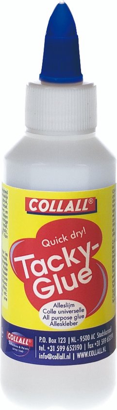 Tacky-Glue Wit 100ml/107g in Fles (1 st.) | bol