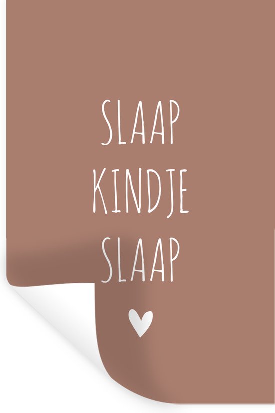 Muurstickers - Sticker Folie - Quotes - Spreuken - Slaap kindje slaap ...