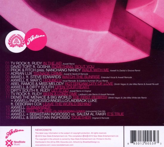 Axwell - Axwell Presents Axtone Volume One (CD), Axwell | CD (album ...