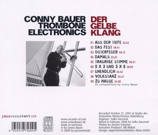 Conny Bauer - Der Gelbe Klang (CD), Conny Bauer | CD (album) | Muziek | bol