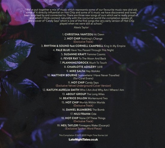 Hot Chip - Late Night Tales (CD), Hot Chip | CD (album) | Muziek | bol