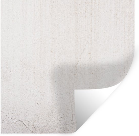 Muurstickers - Sticker Folie - Beton - Muur - Wit - 100x100 cm ...