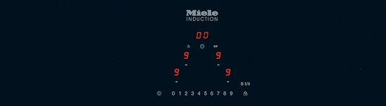 Miele Kookplaat KM 6340 - Zwart | bol