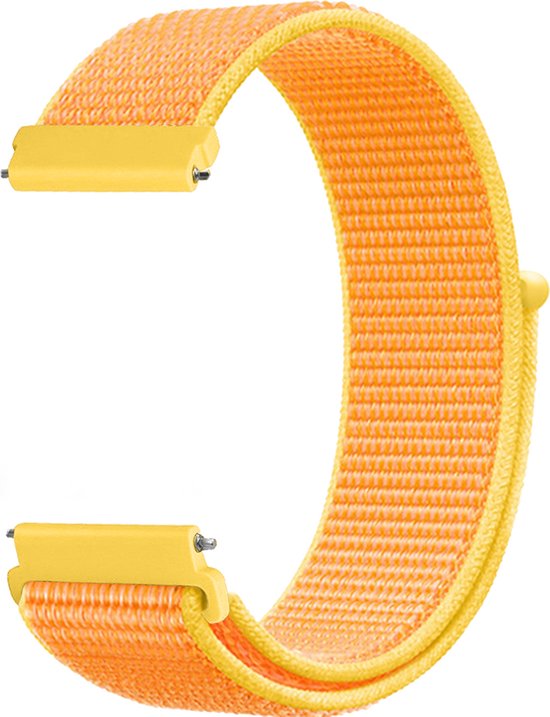 YONO Nylon Smartwatch Bandje - 20mm - Horlogebandje geschikt voor ...