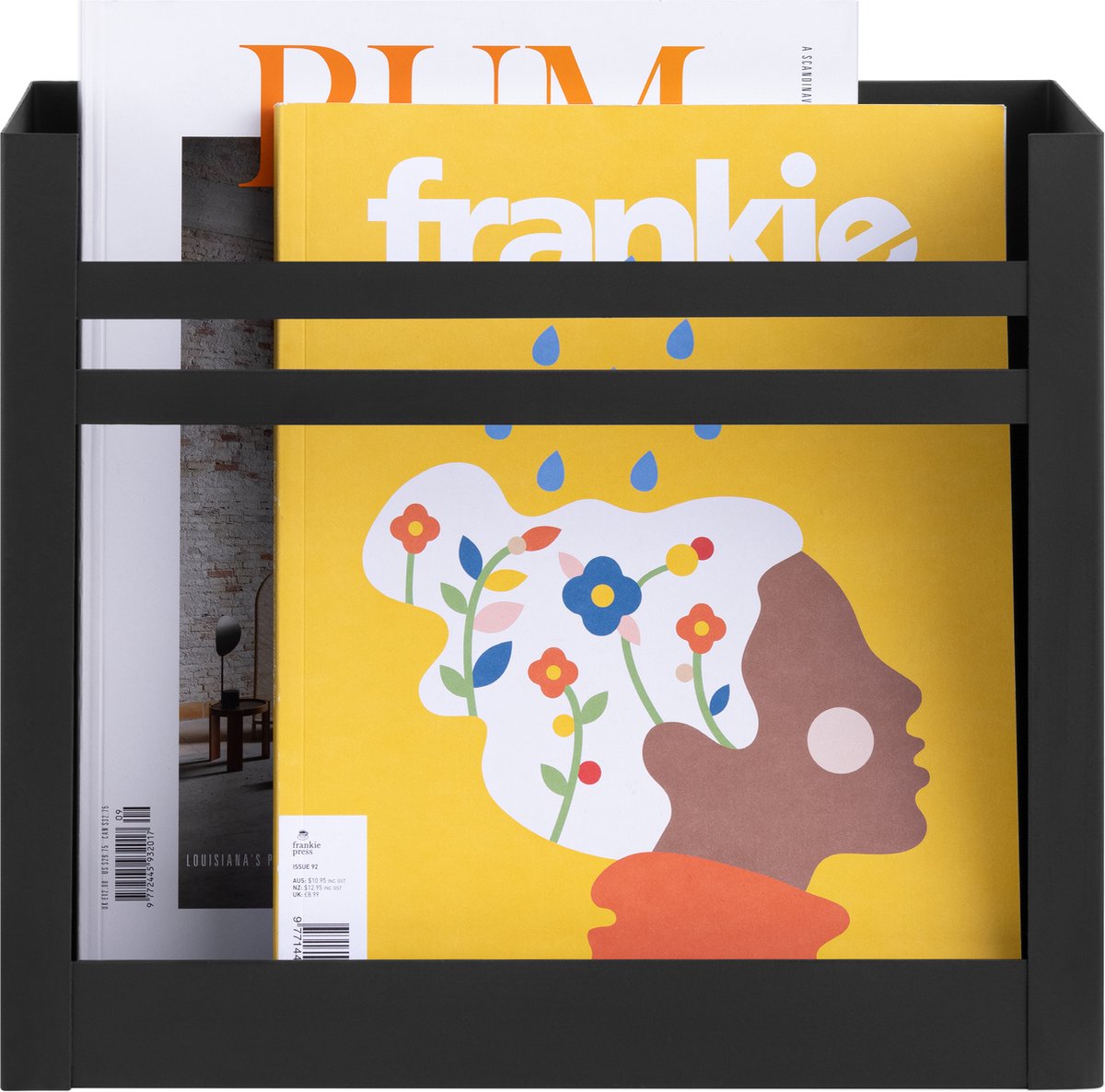 Navaris tijdschriftenhouder voor aan de muur - Houder voor magazines en ...