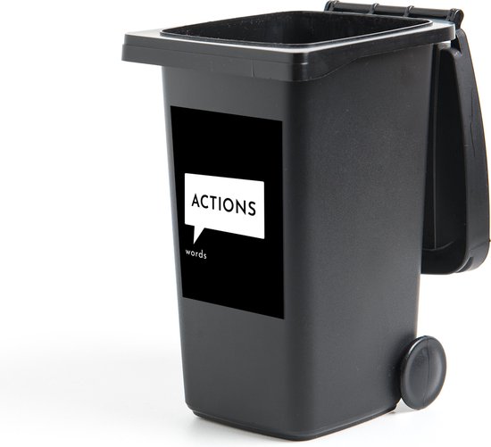 Container sticker Quotes - Actions words - Spreuken - 40x60 cm - Kliko ...