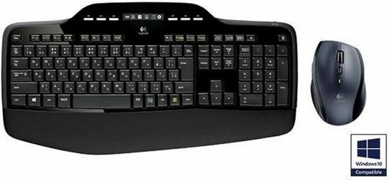 Logitech MK710 - Toetsenbord en Muis - Azerty FR - Zwart | bol