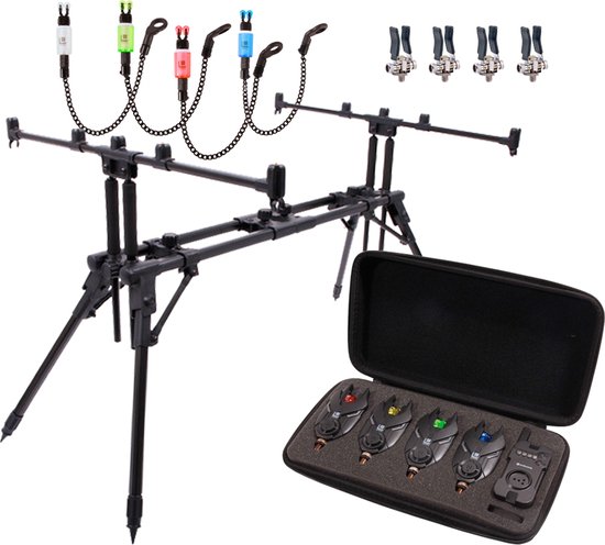 Ultimate Rod Pod Set - 4 Cannes | Set carpe | bol