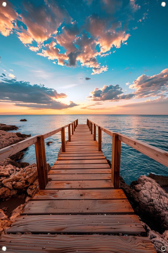 Steiger poster - Architectuur tuinposter - Tuinposter Wolken - Tuin - Tuinschilderijen... | bol