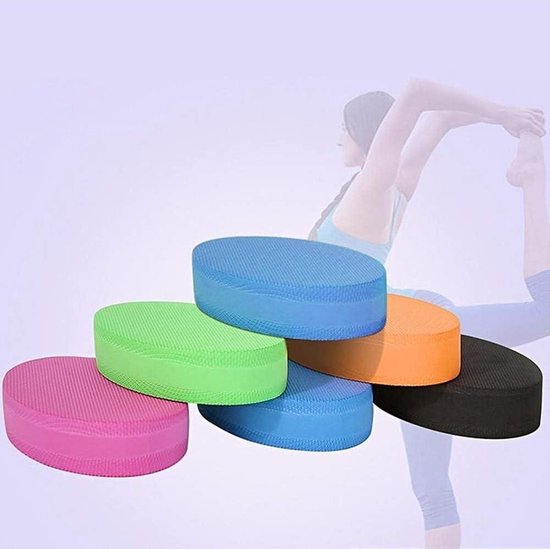 Balance Pillow - Oval Coordination Trainer for Full Body Training and ...