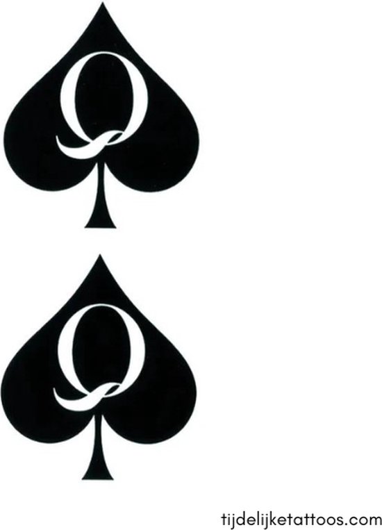 Queen of Spades - QoS tattoo - bbc - cuckold - swingers- tijdelijke ...