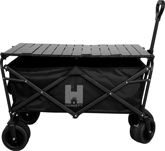 Homiefy Opvouwbare bolderkar XL - Bolderkar voor Festivals of een dagje ...