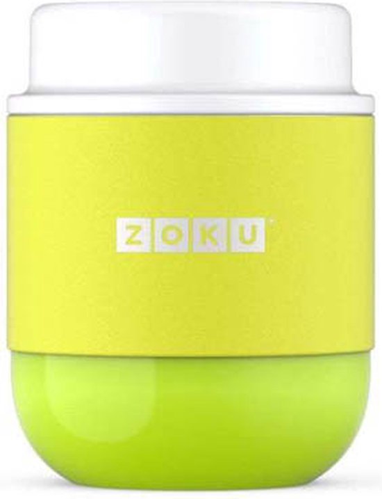 Zoku Neat Stack Lebensmittelbehalter, doppelwandig, vakuumisoliert, Limettengrun | bol