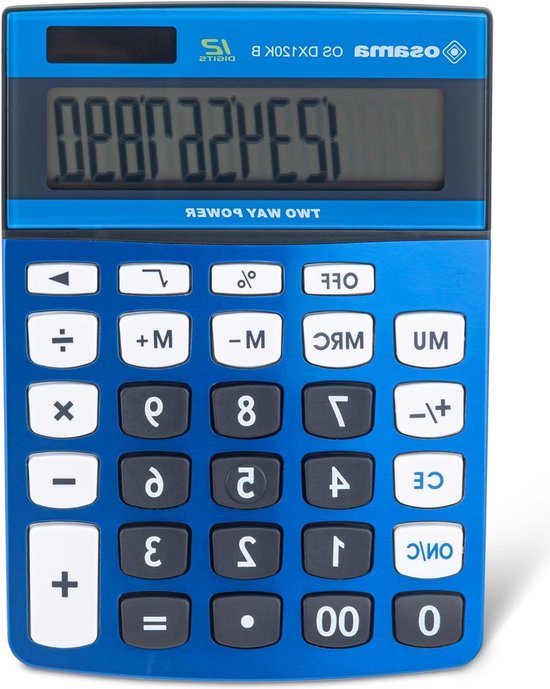 DX120K rekenmachine - met groot display - Osama | bol