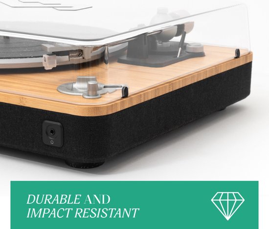House of Marley Platenspeler Stofkap - Duurzaam Hard Plastic ...