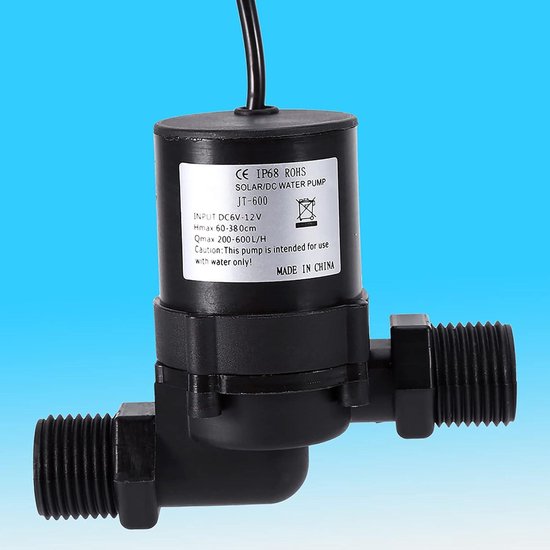 12V Solar Circulation Pump Brushless - 12V DC Circulation Motor Water ...