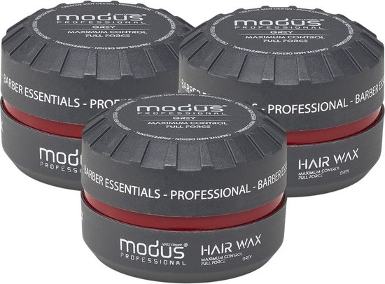 Modus - 3- pack Maximum Control Grey Shine Wax - 3X150ml | bol