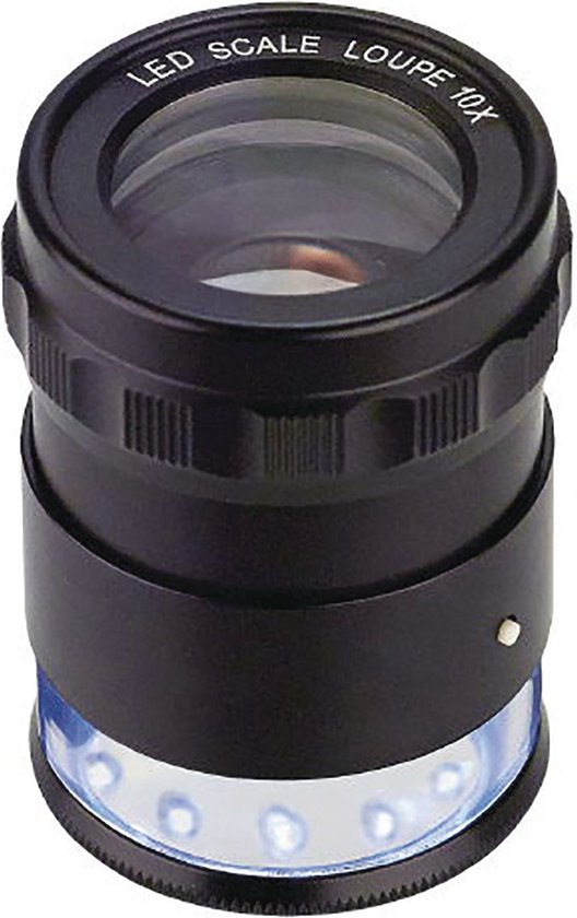 Zak vergrootglas / loep met schaalverdeling en LED verlichting Limit ...